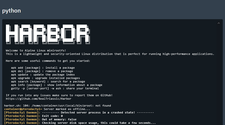 How to fix? · Issue #5 · RealTriassic/Harbor · GitHub