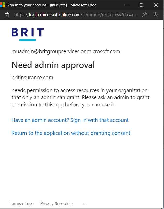 Alm Accelerator Question Grant Admin Permission To App Registration