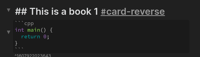Add examples for code highlighting and latex · Issue #5 · reuseman/flashcards-obsidian · GitHub