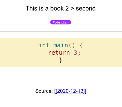 Add examples for code highlighting and latex · Issue #5 · reuseman/flashcards-obsidian · GitHub