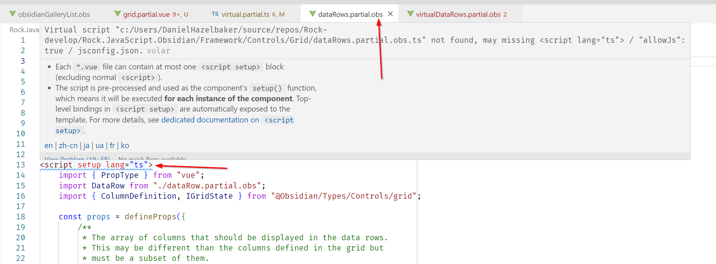Custom Extensions Stopped Working In 160 · Issue 2759 · Vuejslanguage Tools · Github