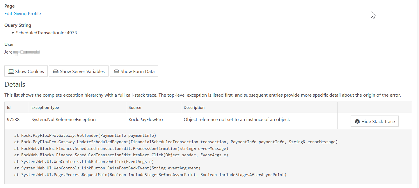 v11 Breaks PFP edit scheduled transaction feature · Issue #4385 · SparkDevNetwork/Rock · GitHub