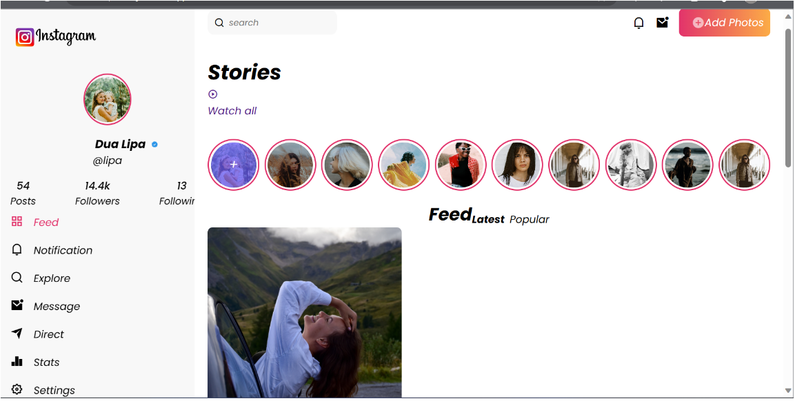 GitHub - bhavish95/Instagram-clone
