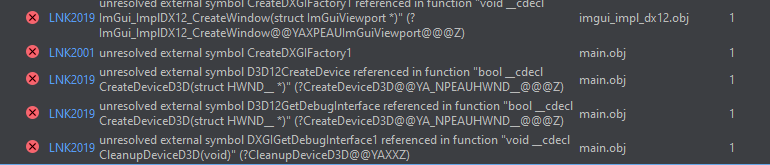 Linker Errors After Copying Imgui Files To My Codebase · Ocornut Imgui