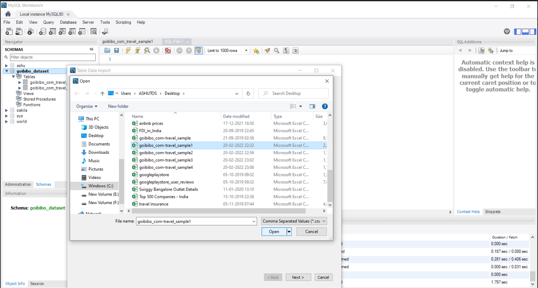 GitHub - Ashutos777/Goibibo-Travel-Sample-Data-Analysis-by-Using-SQL-and-Tableau