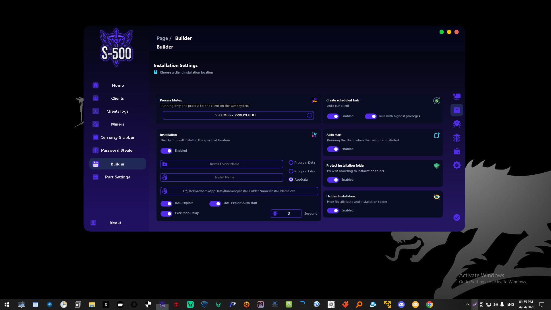 GitHub - Shadow-Coder64/S500Rat: S500RAT