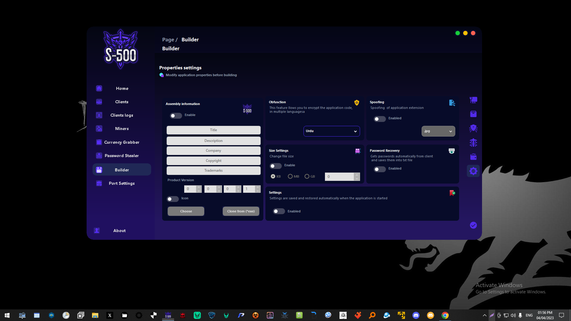 GitHub - Shadow-Coder64/S500Rat: S500RAT
