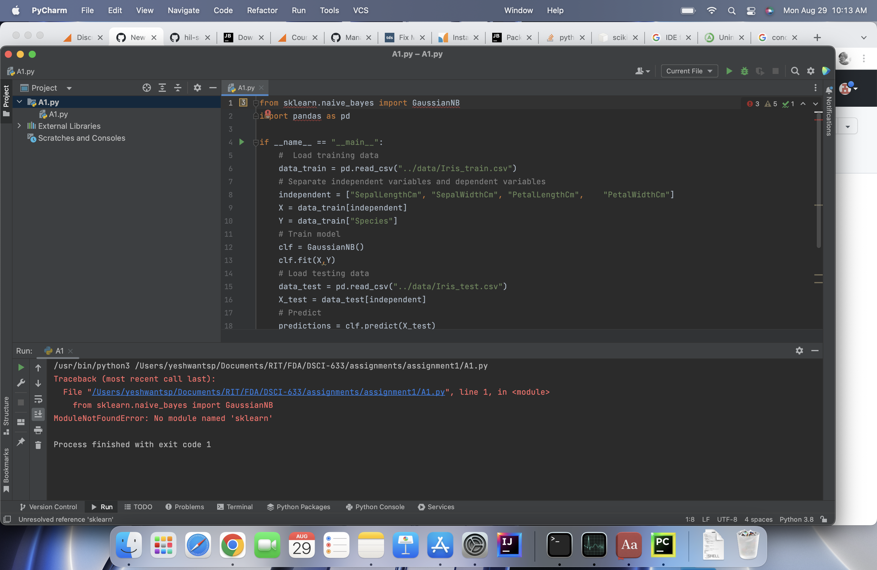 Assignment 1 , module not found · Issue #104 · hil-se/fds · GitHub