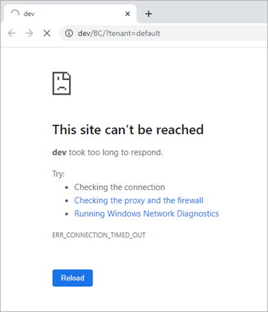 Chrome, Firefox, and VS Code force https for a BC container named "dev ...