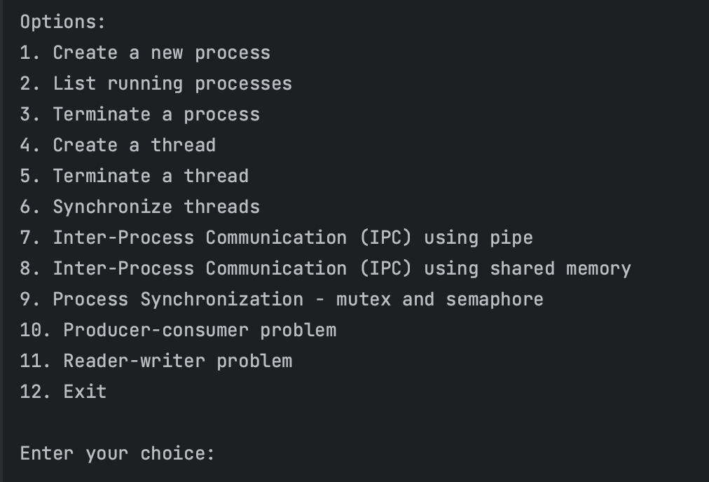 GitHub - lashakal/Process-Manager-with-Process-Synchronization: Advanced Process Manager with ...
