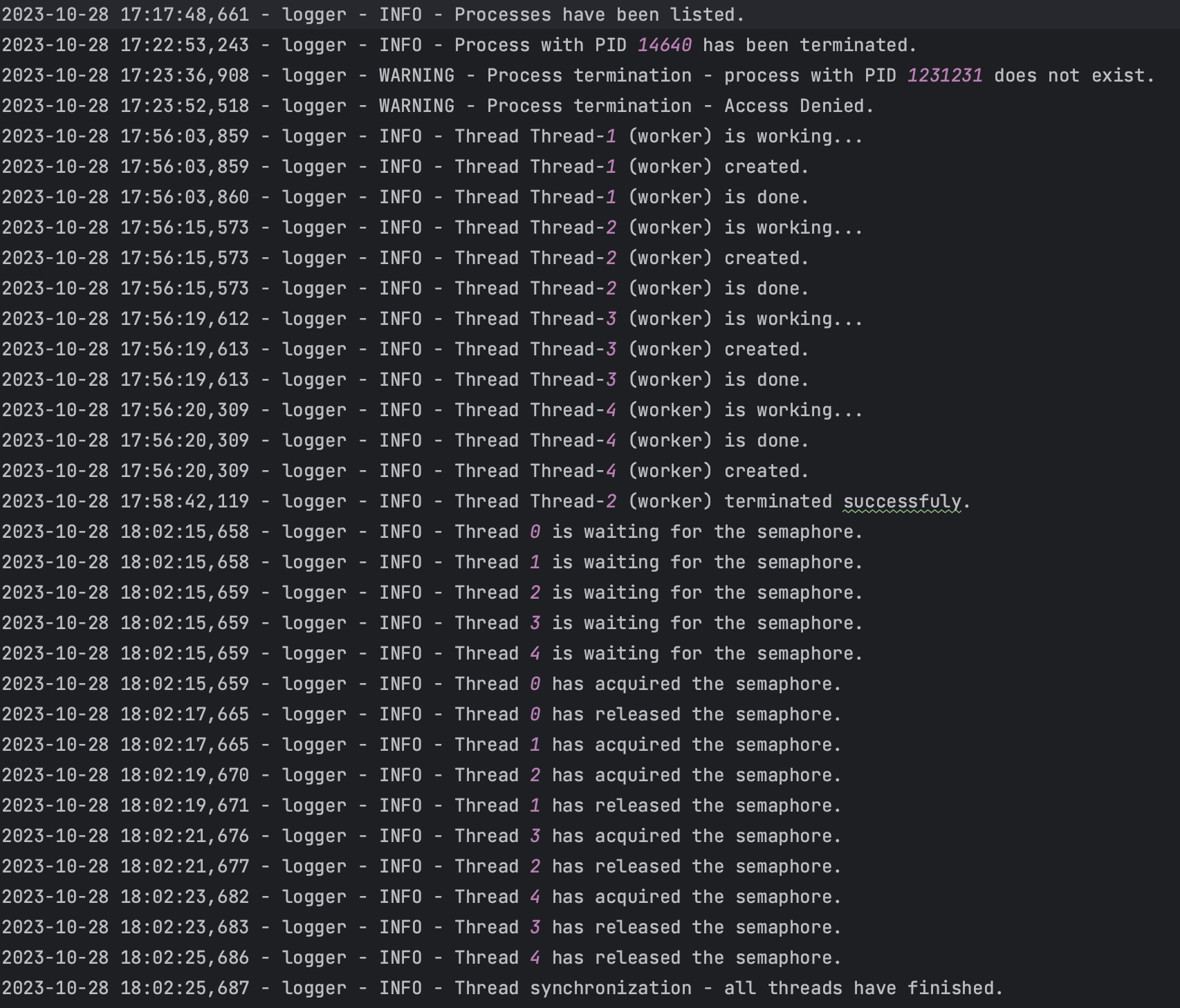 GitHub - lashakal/Process-Manager-with-Process-Synchronization: Advanced Process Manager with ...
