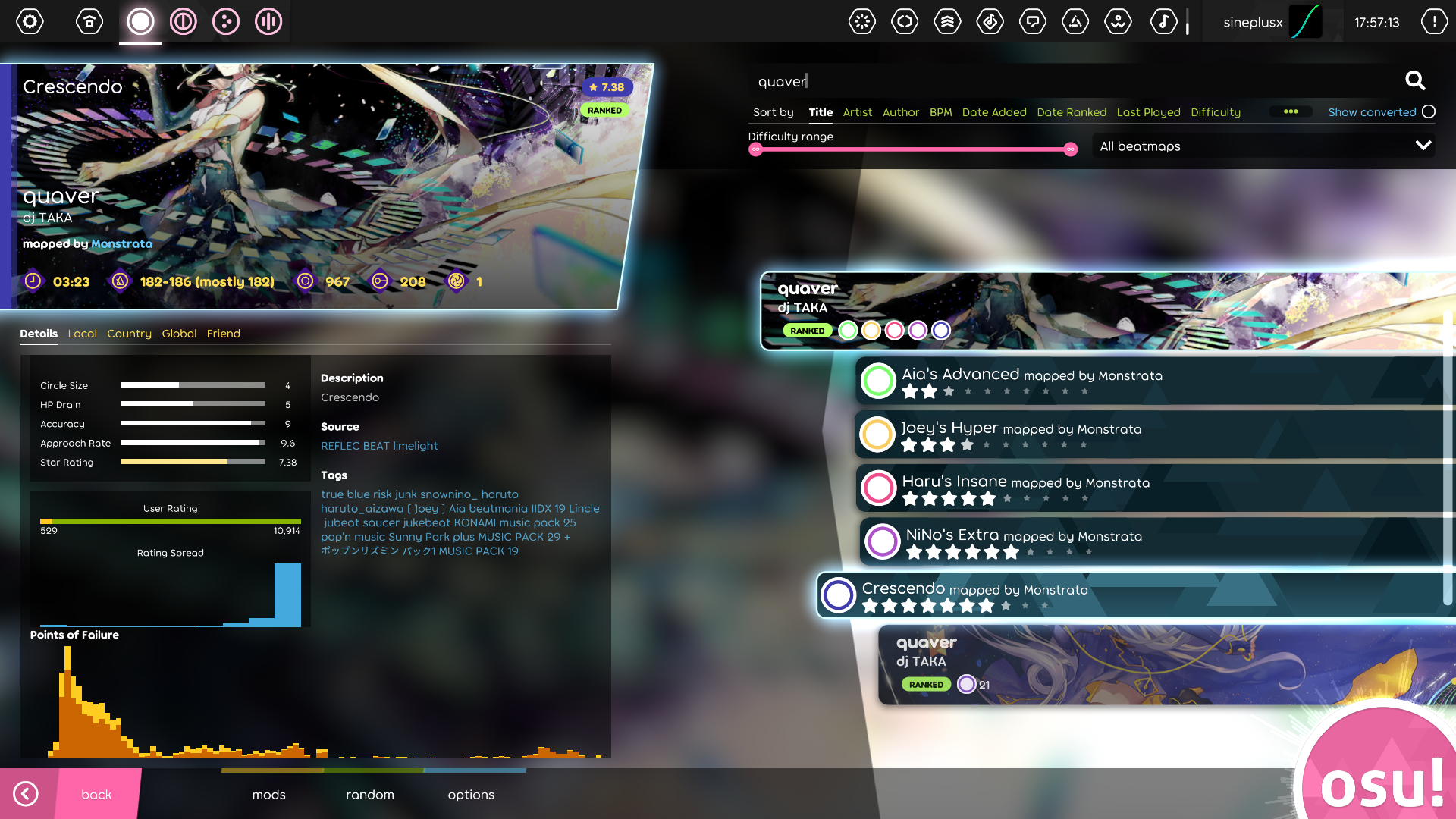 Distinguish between mapset owner and guest mapper in song select screen ...