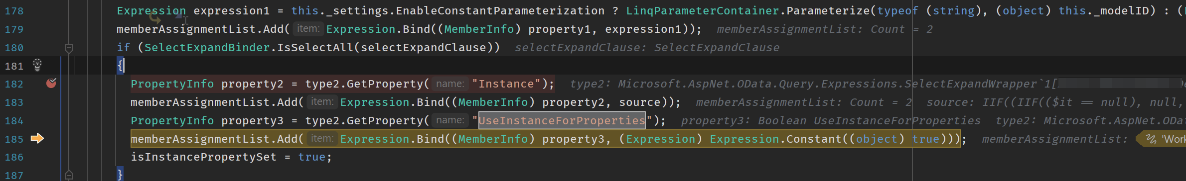 UseInstanceForProperties gets reset for unknown reasons · Issue #2372 · OData/WebApi · GitHub