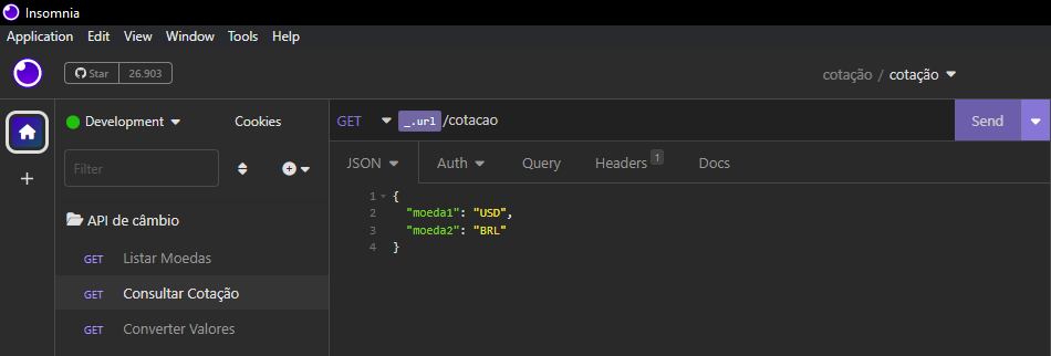 GitHub - Thiagoolima/api-de-cambio: Consulta de cotação de moedas e ...