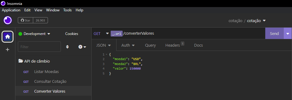 GitHub - Thiagoolima/api-de-cambio: Consulta de cotação de moedas e ...