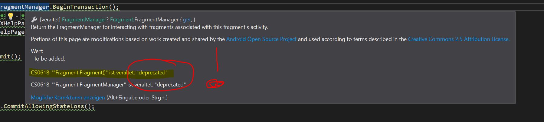 No Fragemnt Support In Androidx For Transaction · Issue 169 · Dotnetandroid Libraries · Github