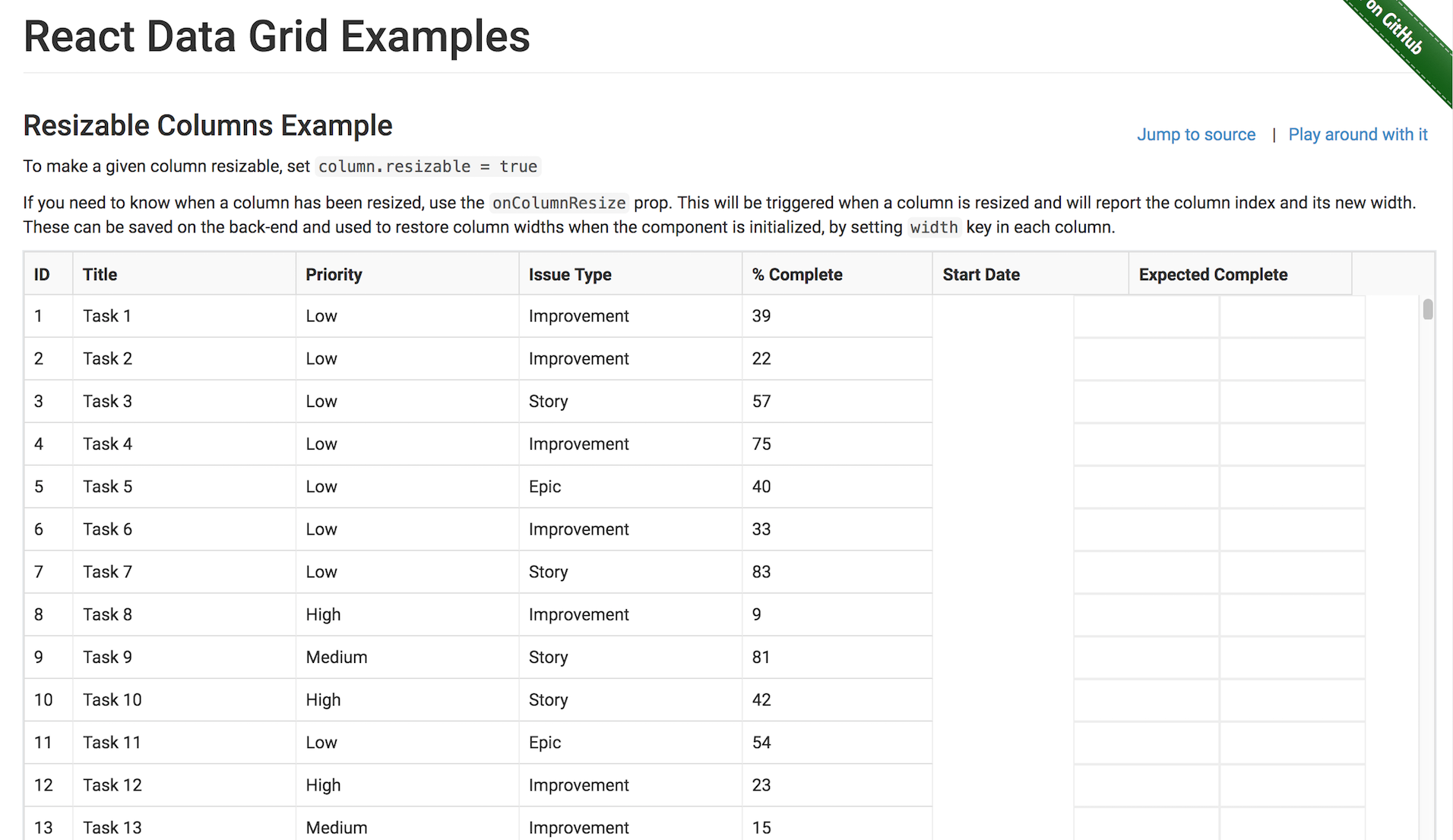 Grid display is messed up after maximizing a browser window (resizable columns grid) · Issue ...