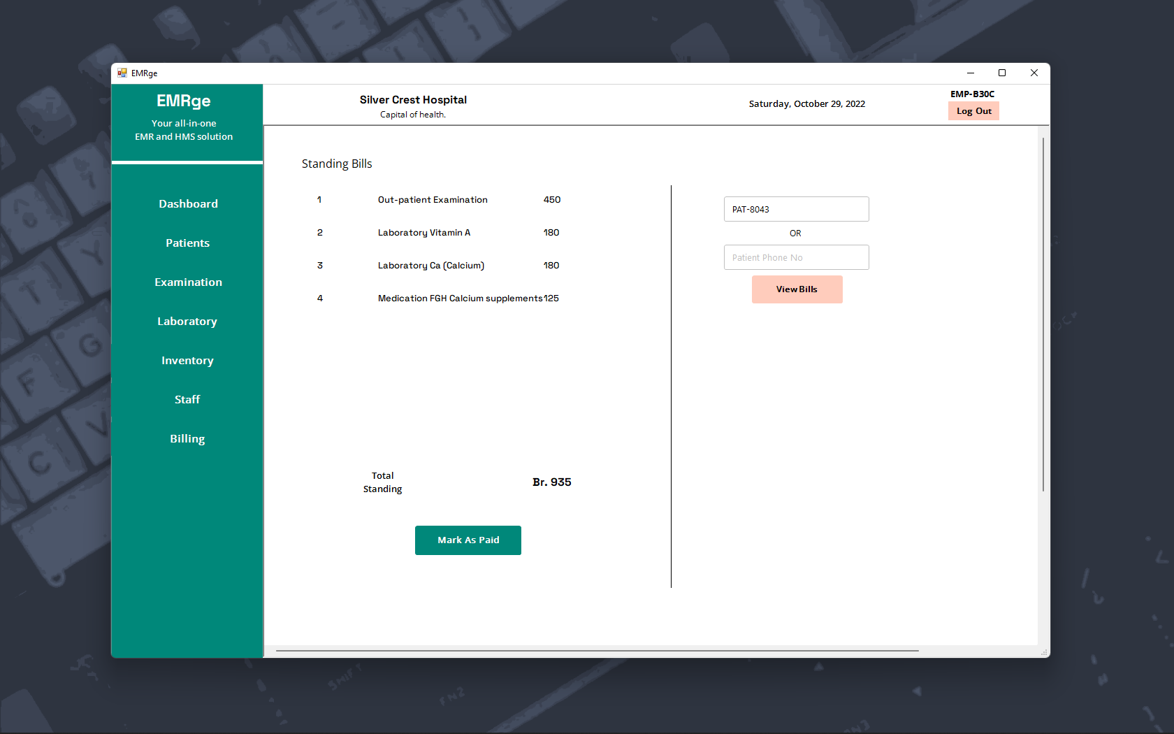 GitHub - yoniT02/EMRge: Your all-in-one EMR and HMS solution