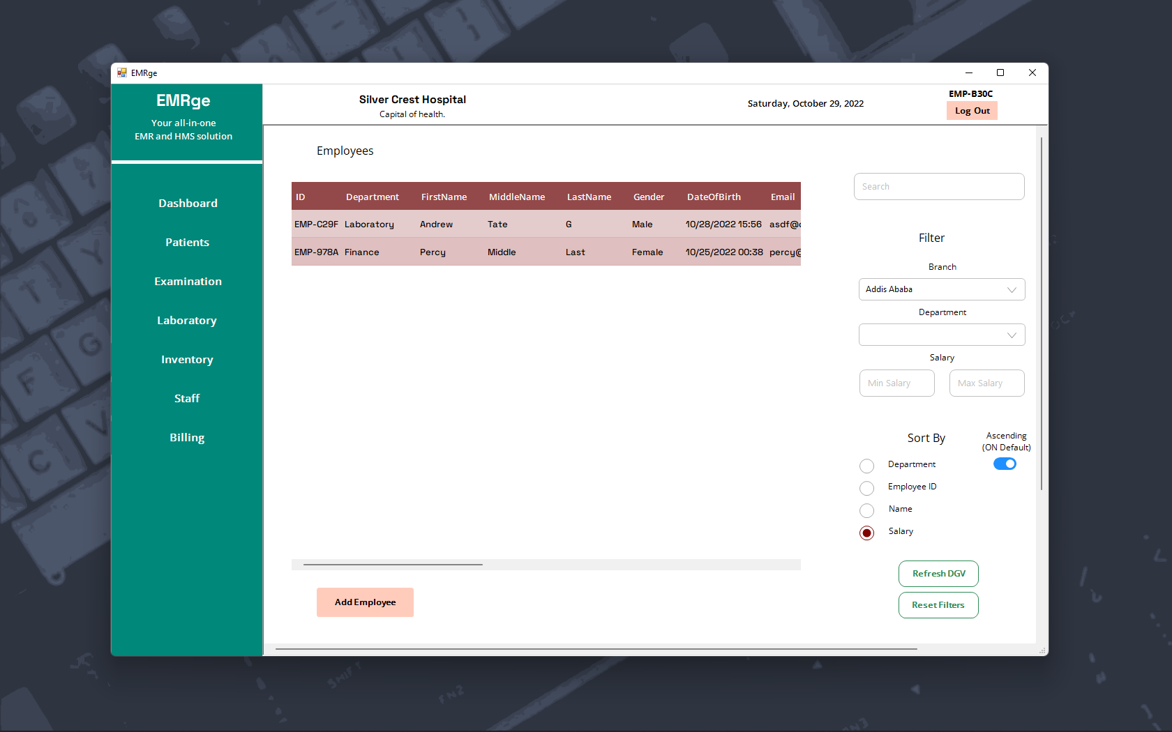 GitHub - yoniT02/EMRge: Your all-in-one EMR and HMS solution