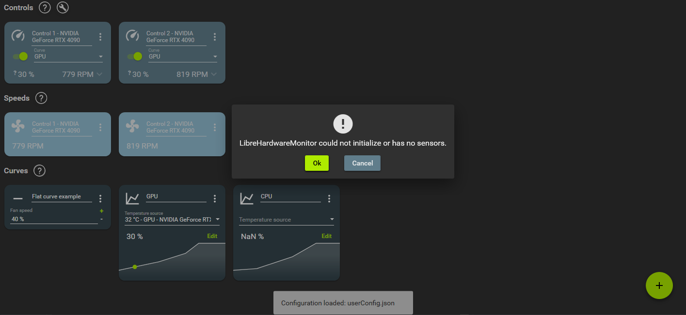 LibreHardwareMonitor coult not initialize or has no sensors. · Issue #1850 · Rem0o/FanControl ...