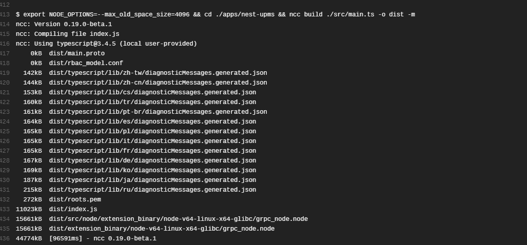 how to remove diagnosticMessages.generated.json · Issue #396 · vercel/ncc · GitHub