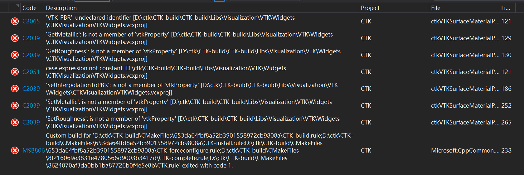 Build CTK with already installed VTK · Issue #1037 · commontk/CTK · GitHub