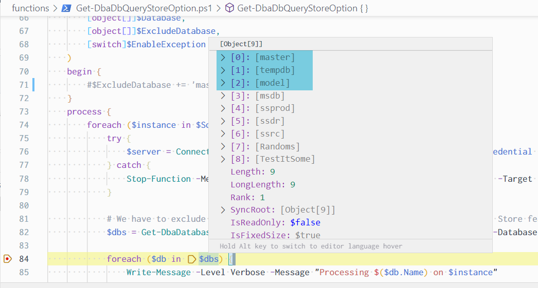 Set-DbaDbQueryStoreOption & model database · Issue #7786 · dataplat/dbatools · GitHub