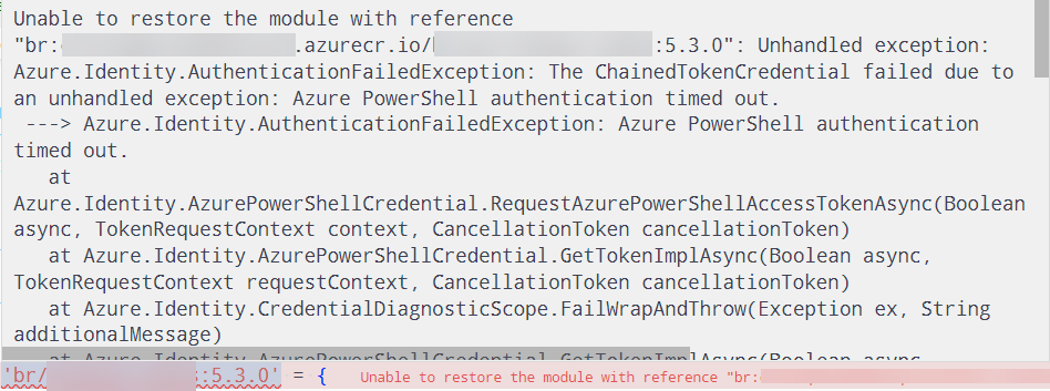 Extension depends on Contexts of user's Az session · Issue #6257 · Azure/bicep · GitHub