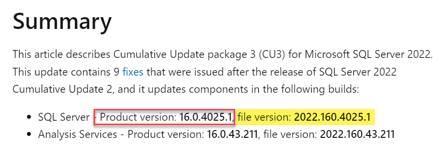 Add actual sqlserver.exe build numbers to build json file · Issue #8914 · dataplat/dbatools · GitHub