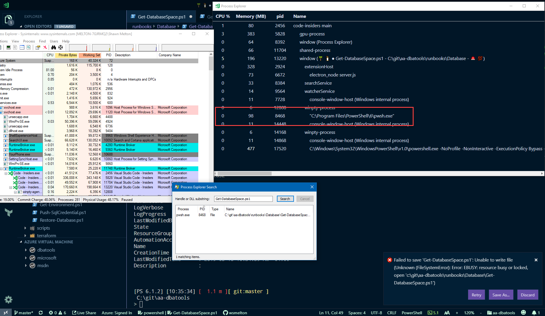 Auto Save Ebusy Resource Busy Or Locked · Issue 73852 · Microsoft