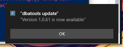 [Bug] Watch-DbatoolsUpdate · Issue #6125 · dataplat/dbatools · GitHub
