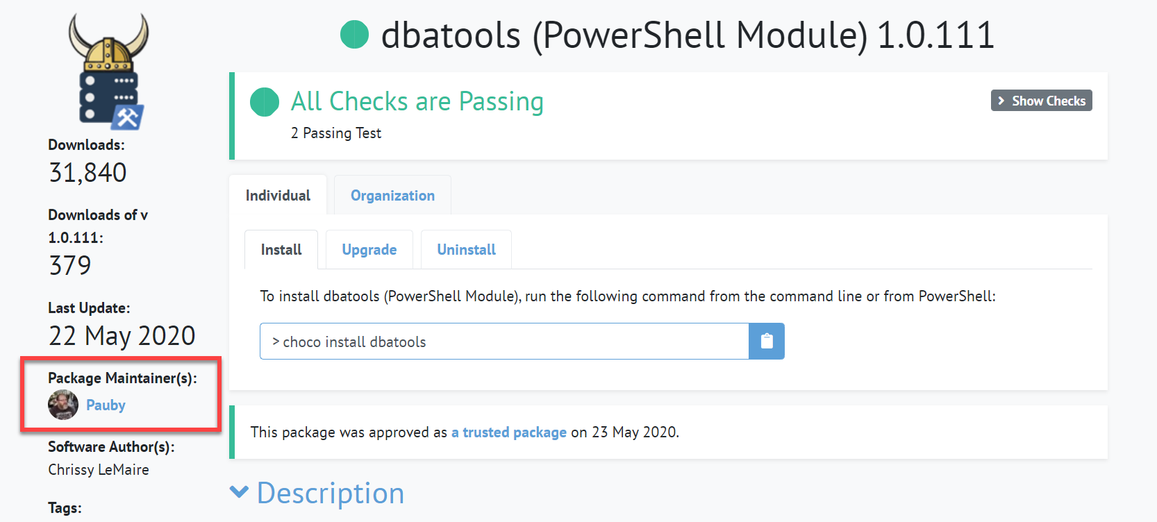 [Bug] - chocolate installation does not work · Issue #6560 · dataplat/dbatools · GitHub