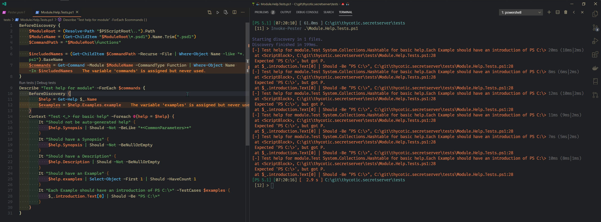 51 Beta Working With Nested Foreach Describe Contextit · Issue 1731 · Pesterpester · Github