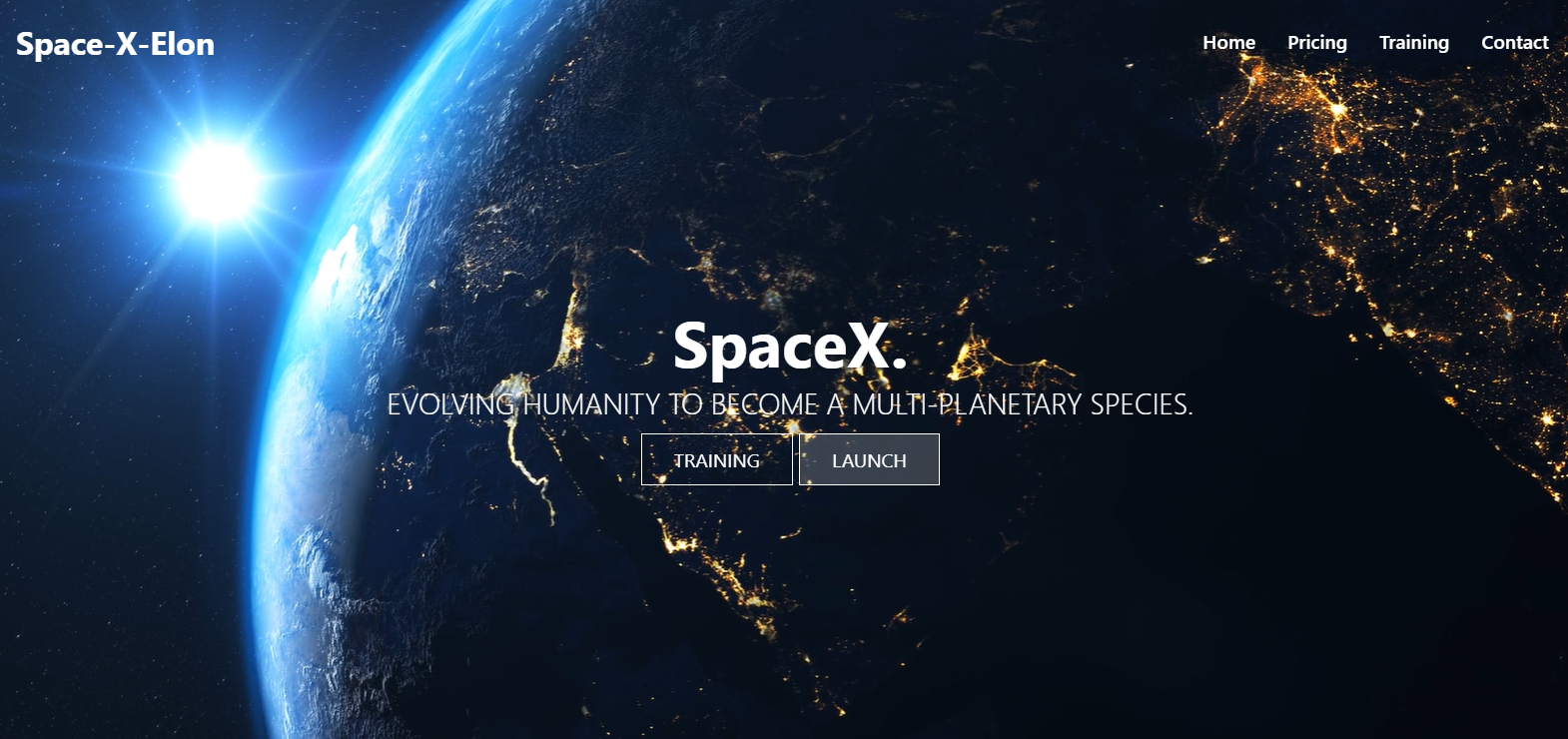 GitHub - TerranceFinleyZ/SpaceX-Website.
