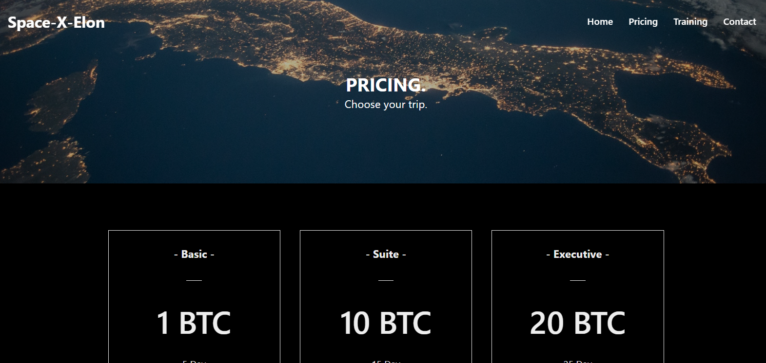 GitHub - TerranceFinleyZ/SpaceX-Website.