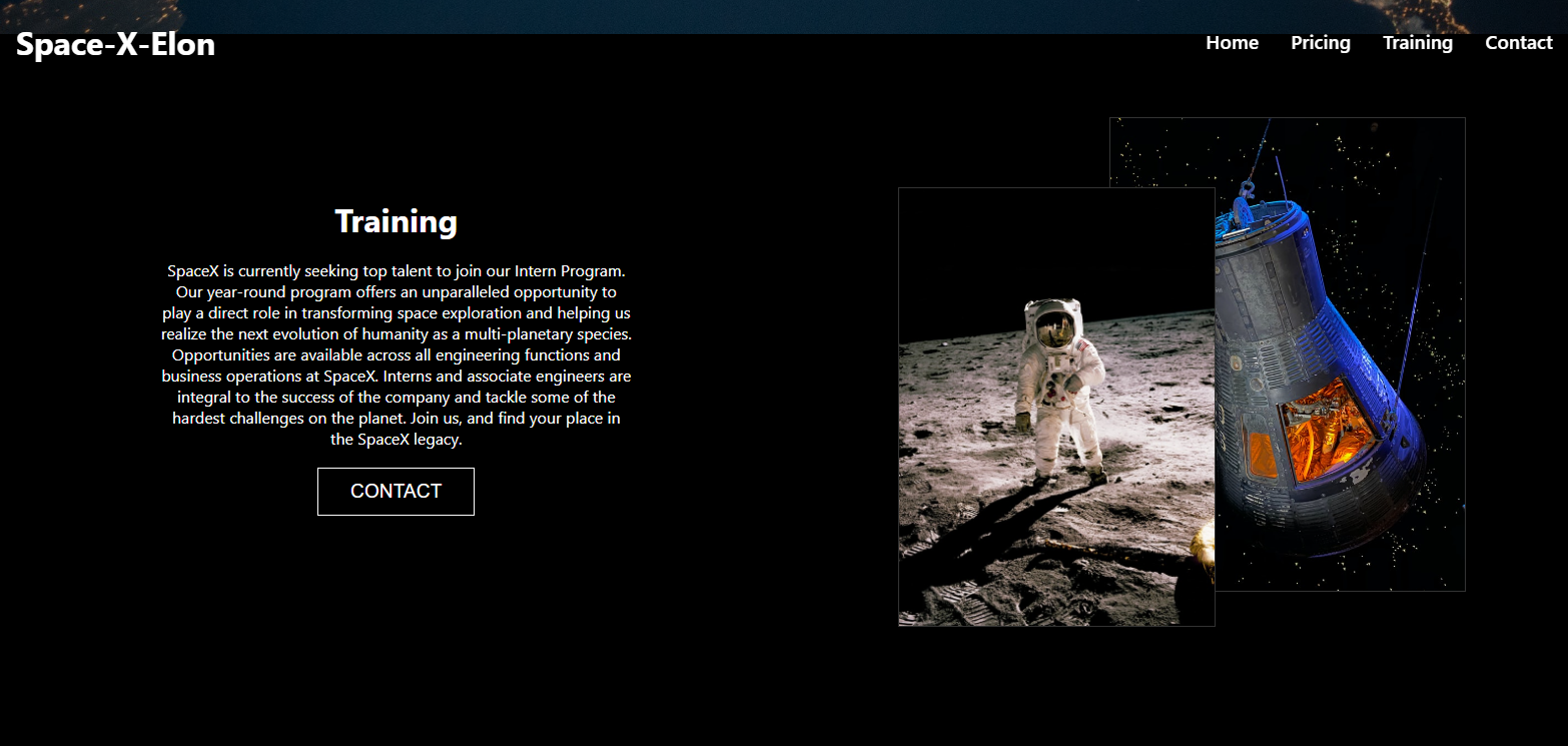 GitHub - TerranceFinleyZ/SpaceX-Website.