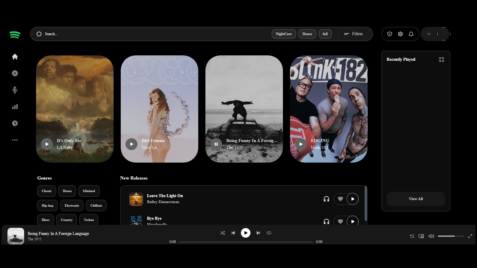 GitHub - TerranceFinleyZ/Spotify-C