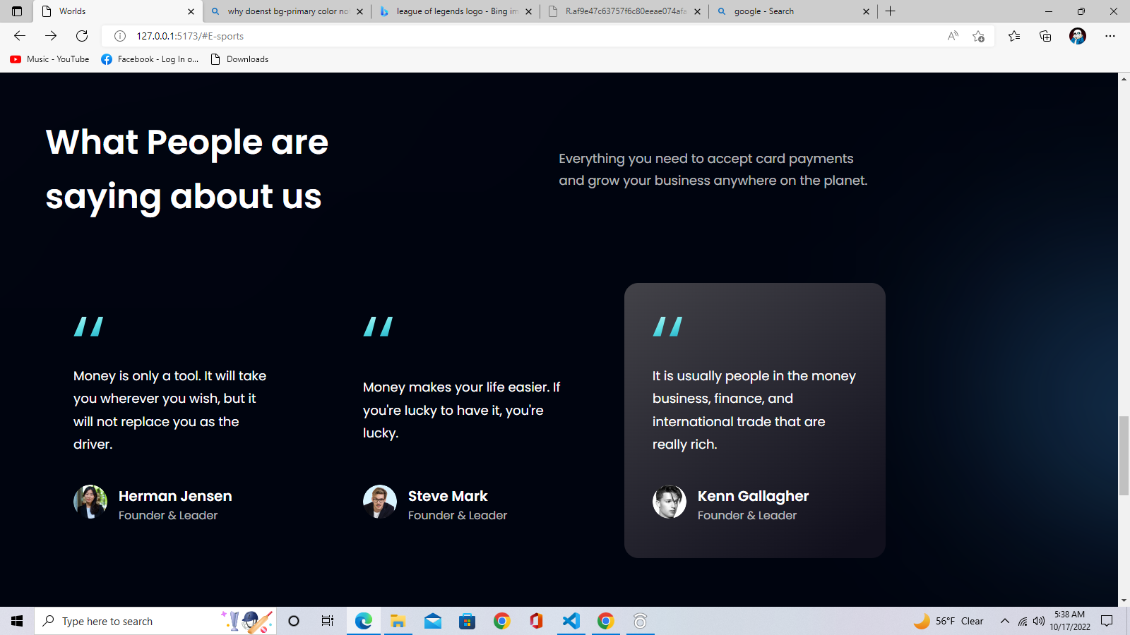 GitHub - TerranceFinleyZ/Bank-card-clone