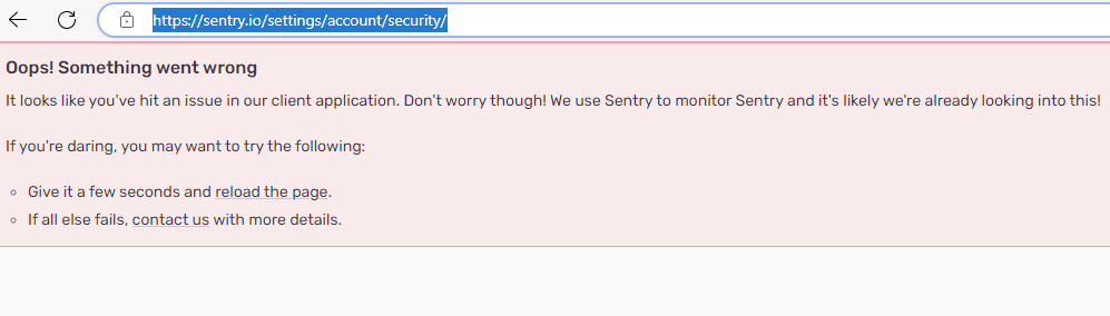 Problem configuring multifactor authentication · Issue #45901 · getsentry/sentry · GitHub