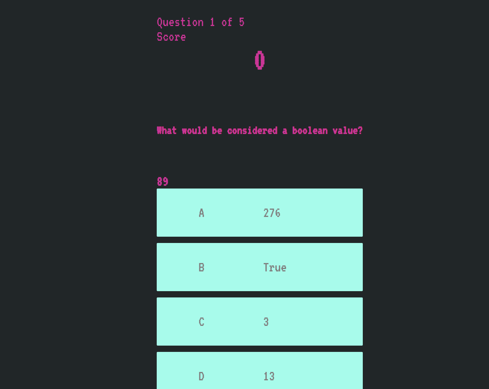 Github Marcusgoodwincoding Quiz