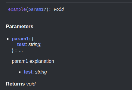 default value of function param not showing · Issue #2257 · TypeStrong/typedoc · GitHub