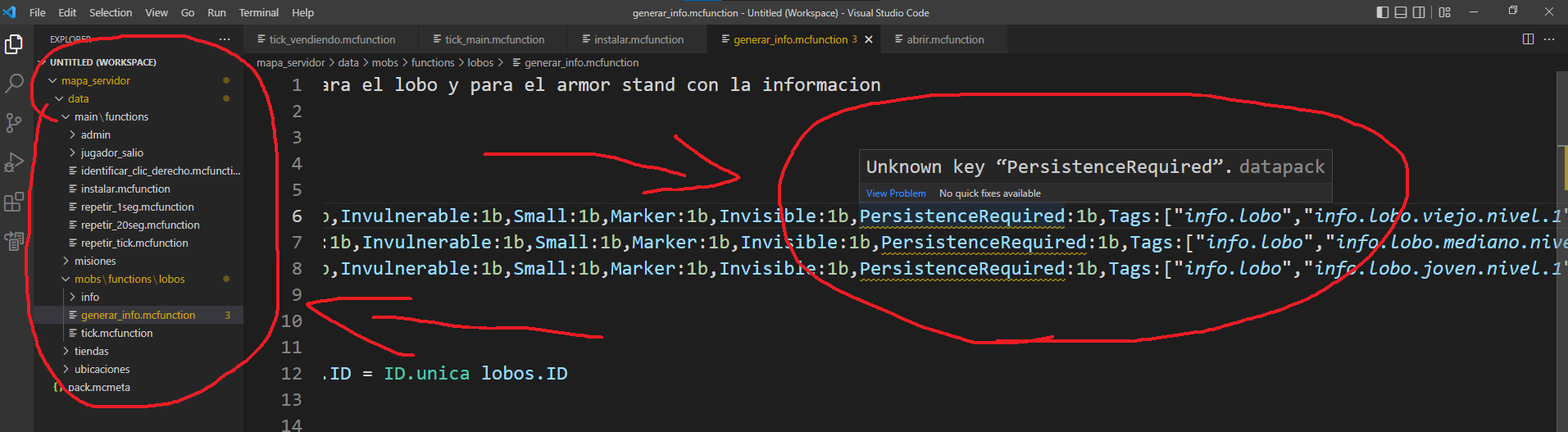Unknown Key Persistencerequired · Issue 989 · Spyglassmc Spyglass · Github