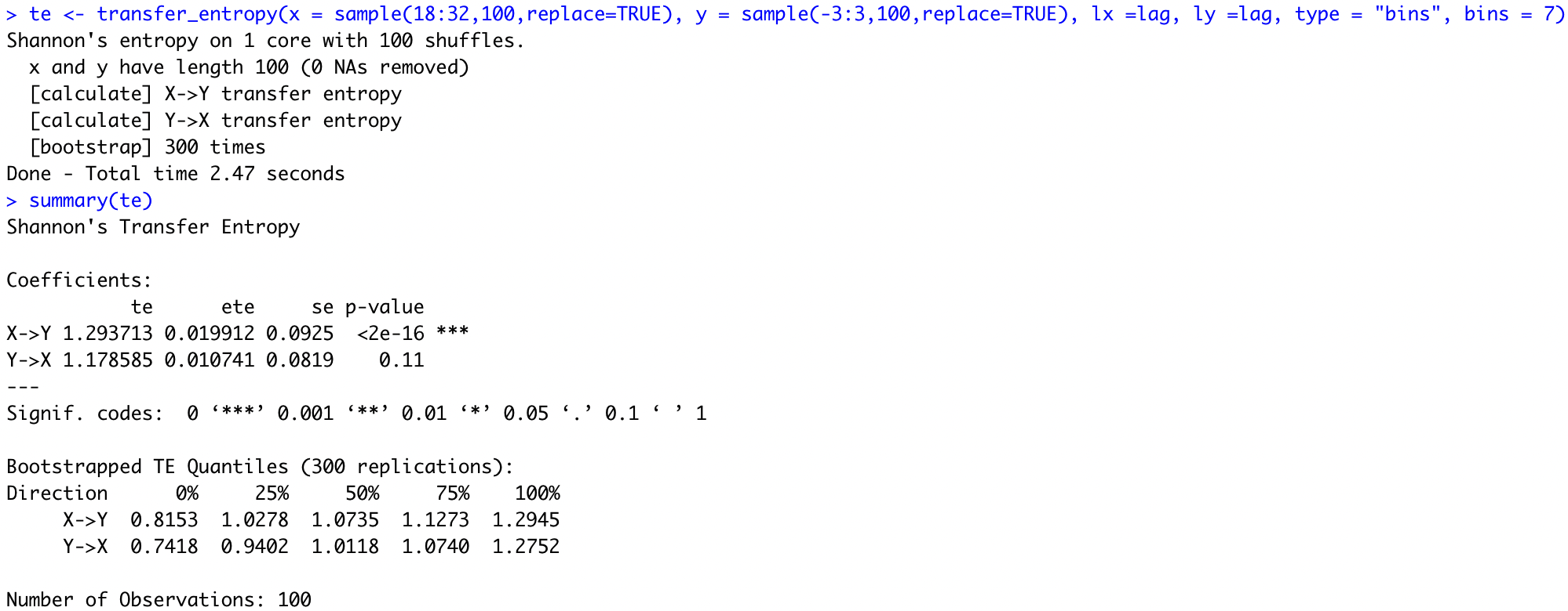 TE between randomly generated time series · Issue #59 · BZPaper/RTransferEntropy · GitHub