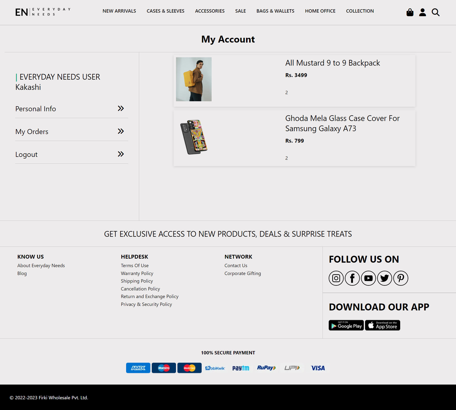 GitHub - Abhi0049k/Everyday-Needs: Clone of an e-commerce website which basically focuses on ...