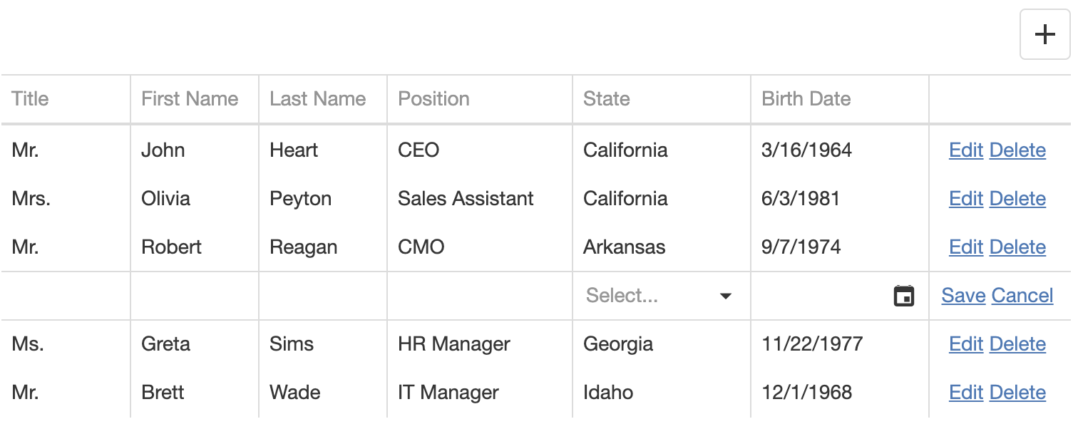 DataGrid and TreeList - New record position · Issue #16595 · DevExpress ...