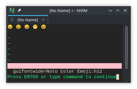 Small icons when using nerd font with guifontwide · Issue #995 ...