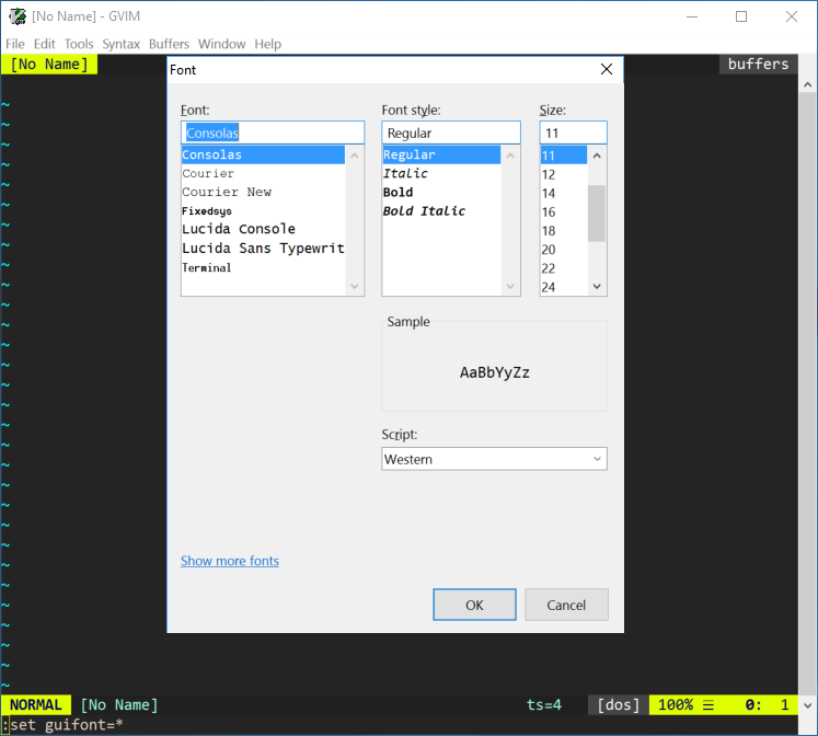 List available fonts using GuiFont · Issue #584 · equalsraf/neovim-qt · GitHub