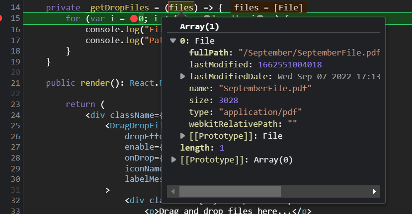 Dragdropfiles Fullpath Object Returned Empty In Ondrop Method · Issue 1304 · Pnpsp Dev Fx