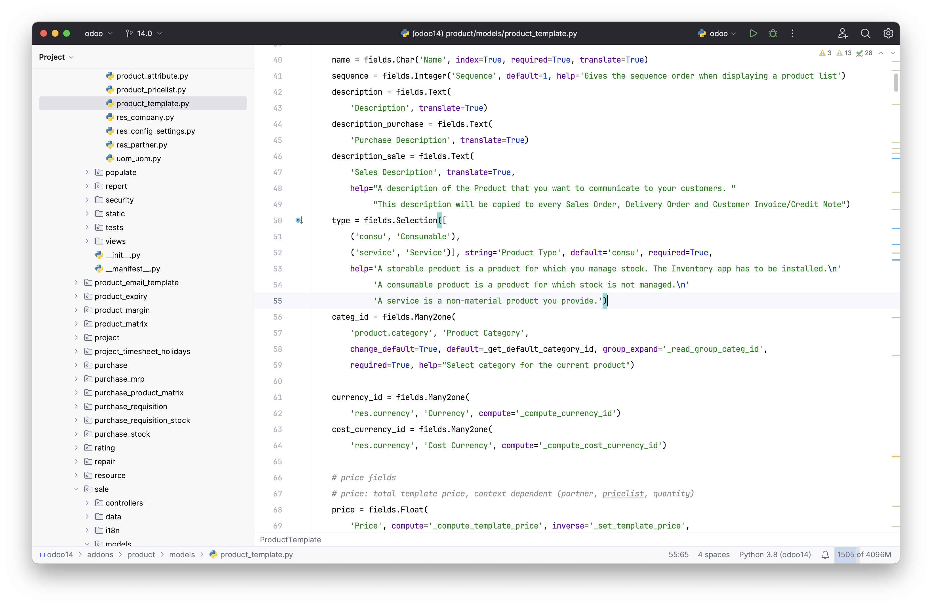 False positive unresolved reference · Issue #399 · odoo-ide/pycharm-odoo · GitHub