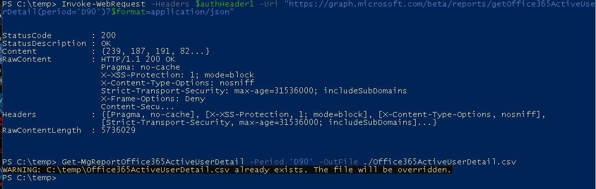 Get reports return Forbidden for some reports · Issue #1751 · microsoftgraph/msgraph-sdk-dotnet ...